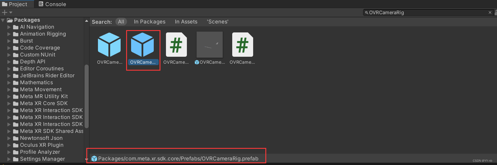 Unity Meta Quest 一体机开发（三）：【手势追踪】Oculus Integration/Meta XR SDK 基本原理、概念与结构+玩家角色基本配置_oculus驱动函数进行 ...