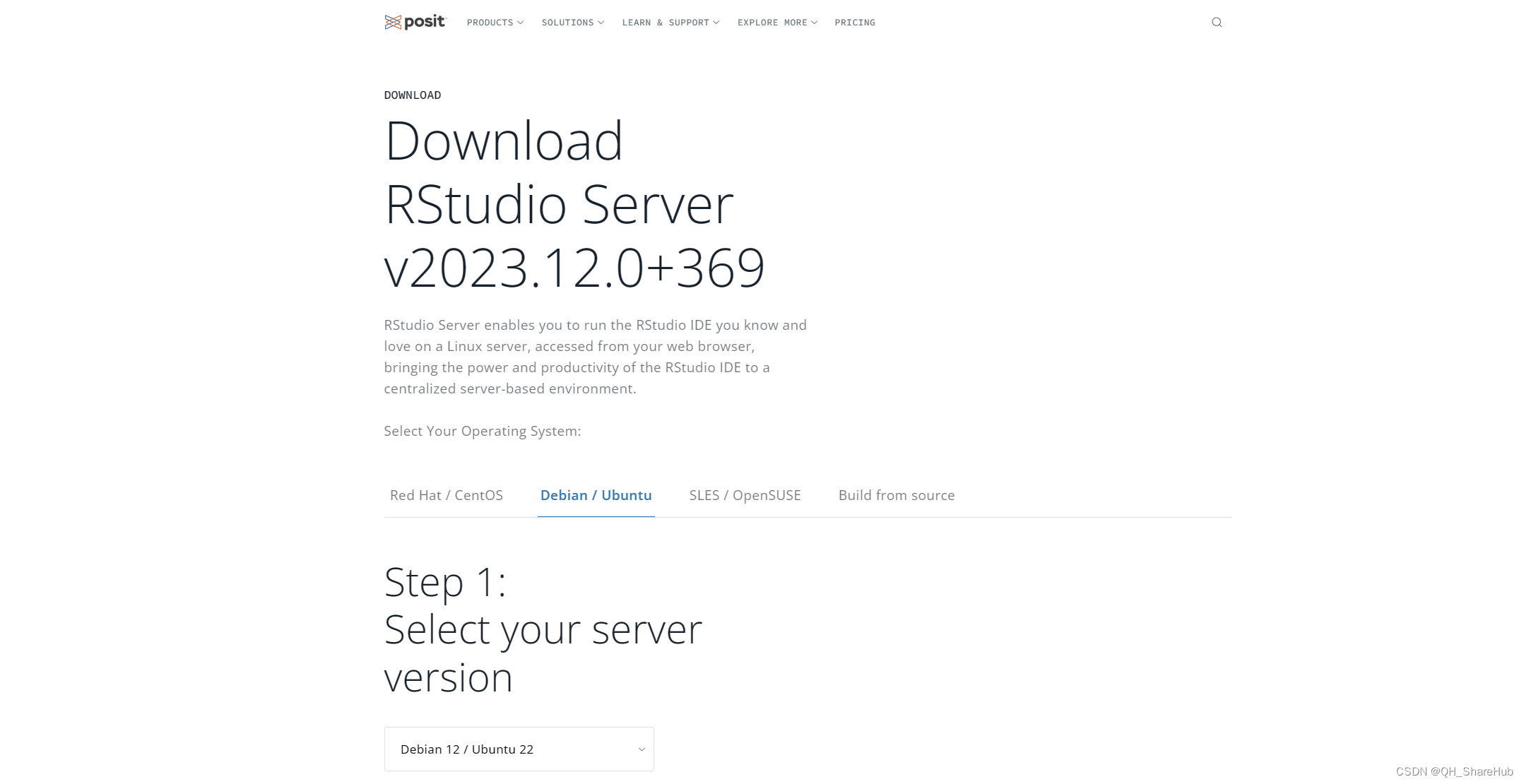 Windows上配置完整Linux开发环境（五）：Ubuntu系统安装Rstudio-server_ubuntu rstudio-server 安装-CSDN博客