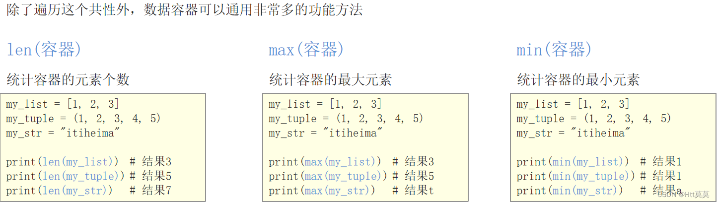 Python的数据容器二 Csdn博客 