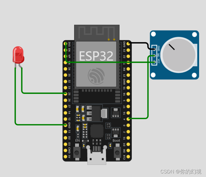 Esp32入门六 读取引脚的模拟信号[1] 信号的误差 Esp32 Analogread Csdn博客