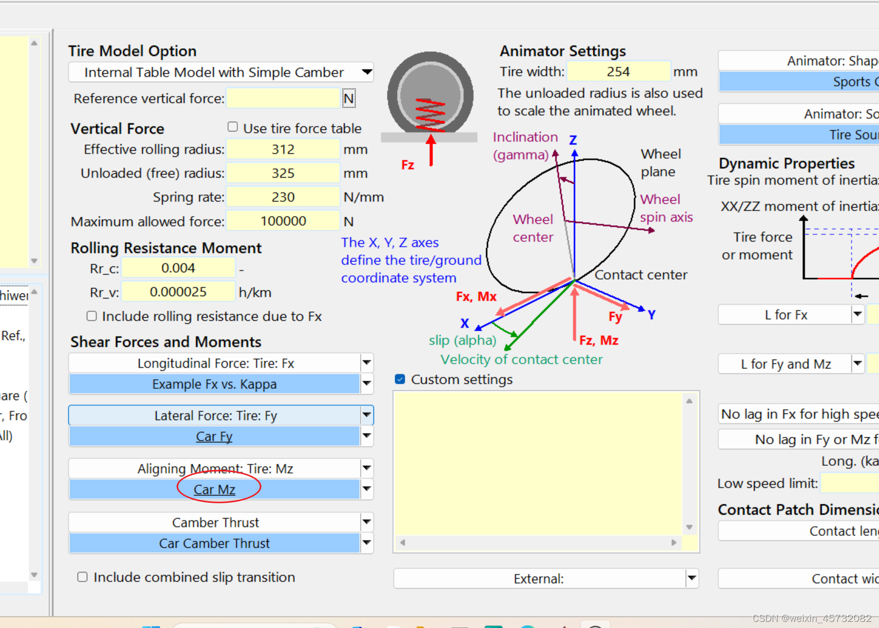 carsim和simulink 遇到Failed to start Solver: the min and max force had the same sign for MZ_TIRE ...