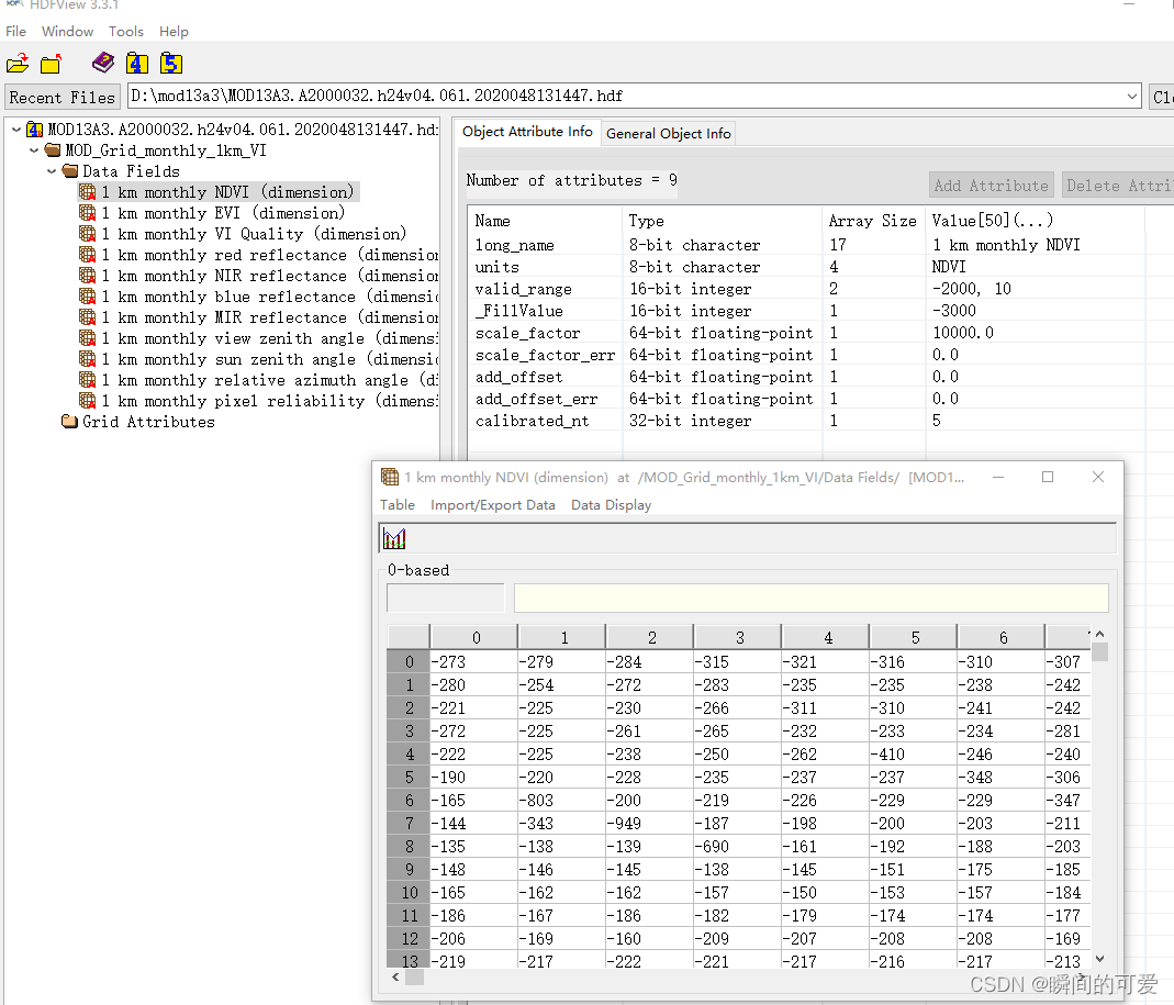 MODIS NDVI/EVI指数下载及处理_evi数据下载-CSDN博客