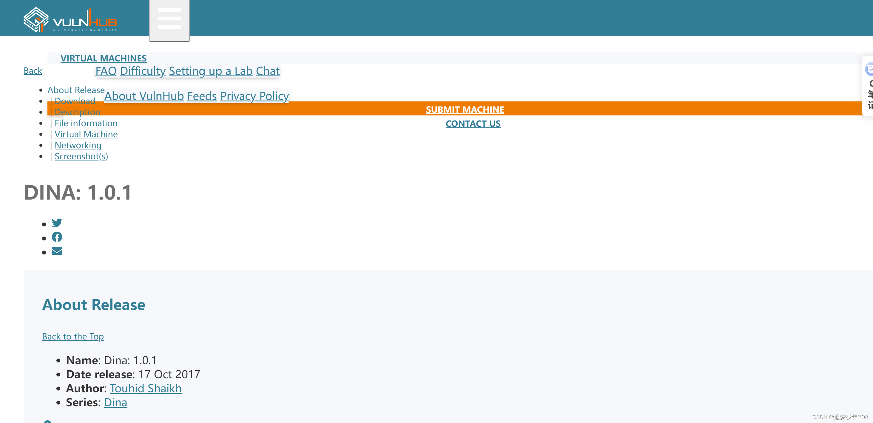 vulnhub-1：Dina_csdn dina-CSDN博客