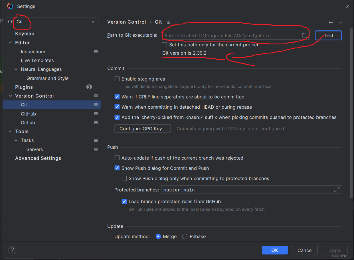 在IDEA中使用Git上传代码_push anyway-CSDN博客