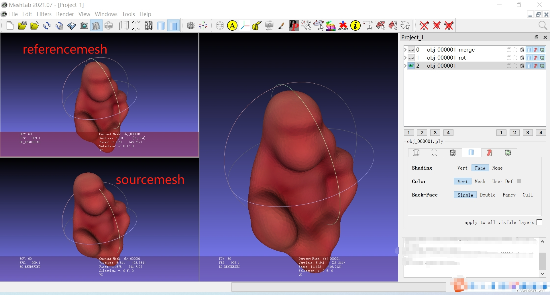 meshlab: pymeshlab的ICP点云配准（icp between meshes）_meshlab 配准-CSDN博客