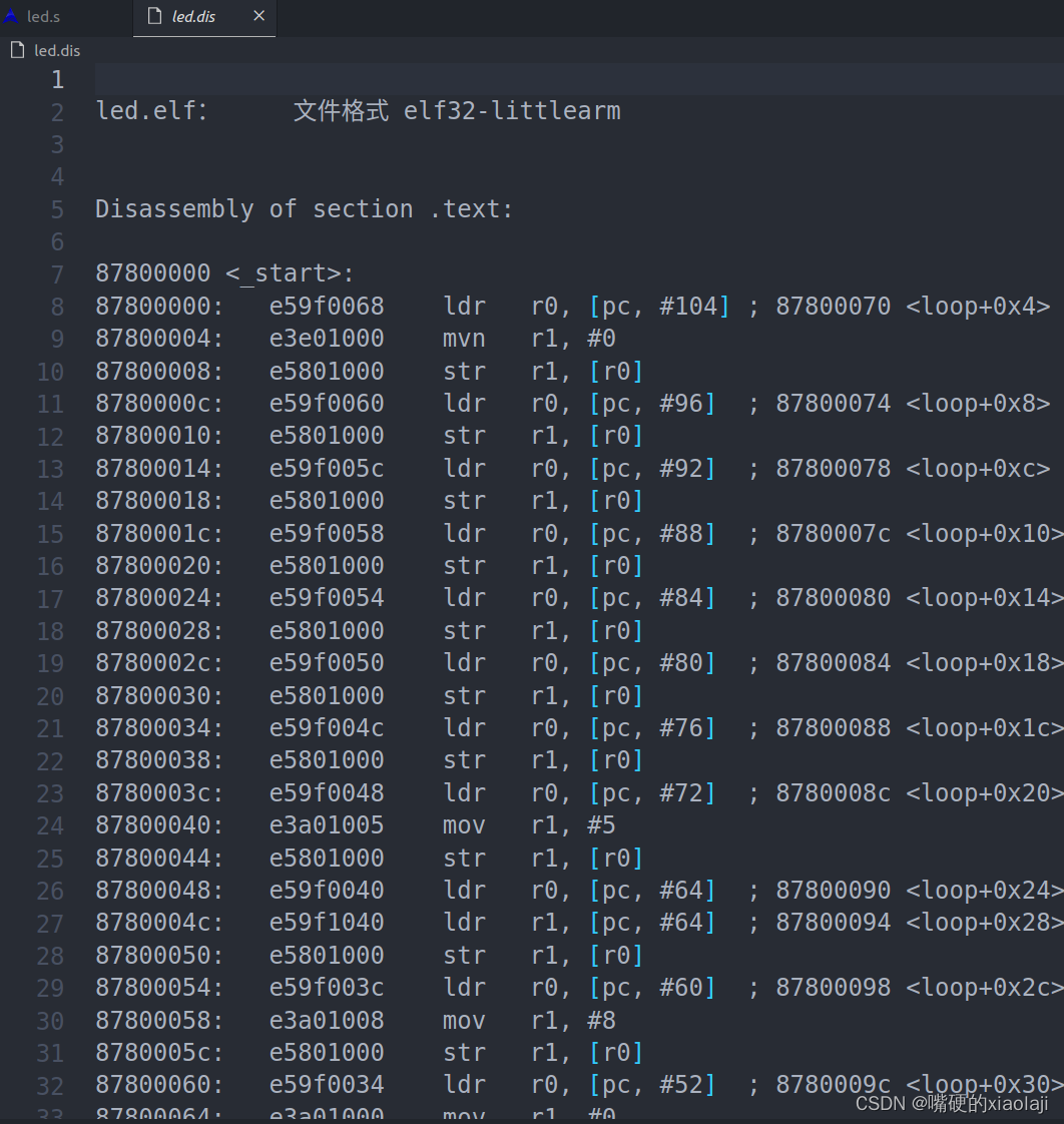 嵌入式linux裸机开发笔记2imx6ull—汇编led实验(4)imx6ull 网卡裸机调试 Csdn博客