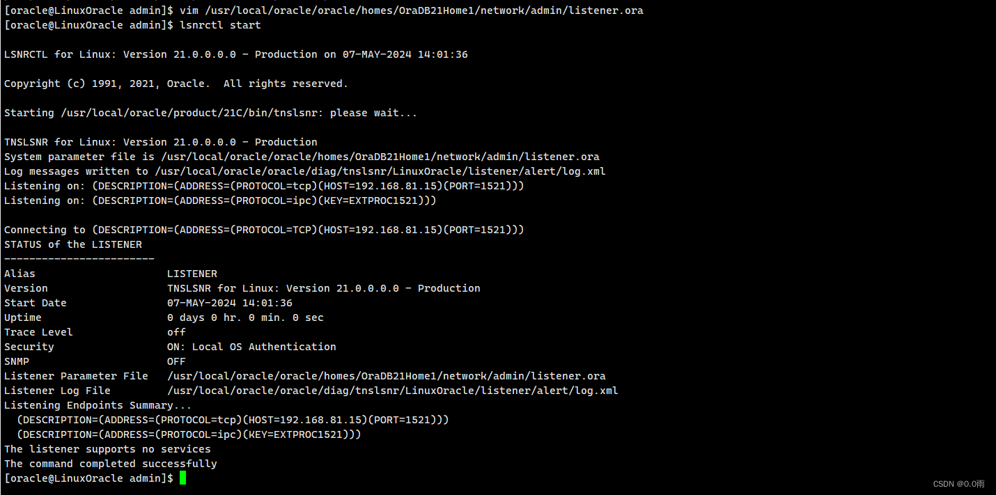 Linux安装Oracle 21c_oracle21c安装教程 linux-CSDN博客