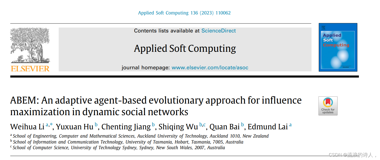 ABEM: An adaptive agent-based evolutionary approach for ...