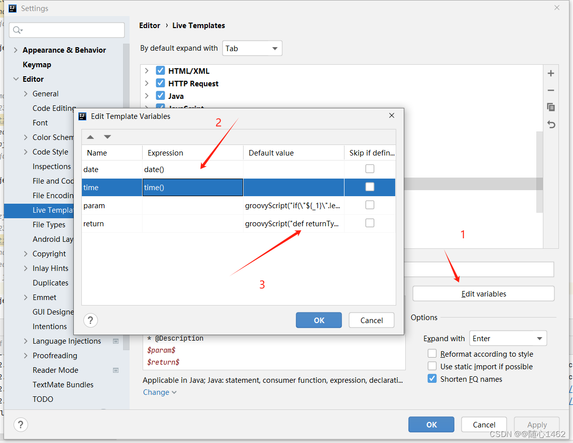 idea设置注释模板_idea注释模版设置-CSDN博客