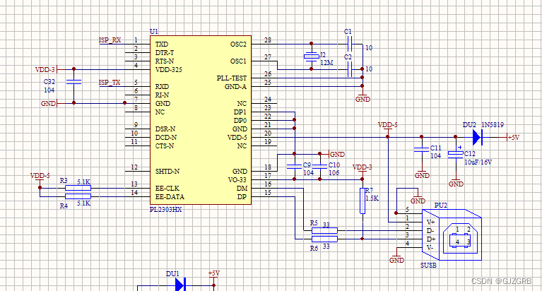 Stm32f103单片机核心板stm32最小系统开发板 Protel99se 设计硬件原理图pcb文件stm32f103vet6