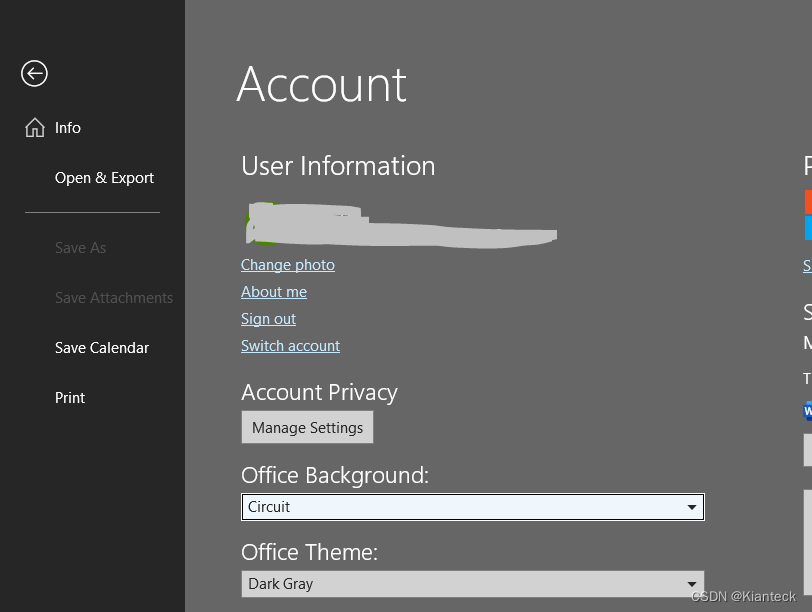 Outlook - 如何设置邮箱主题和显示颜色？_outlook更改主题-CSDN博客