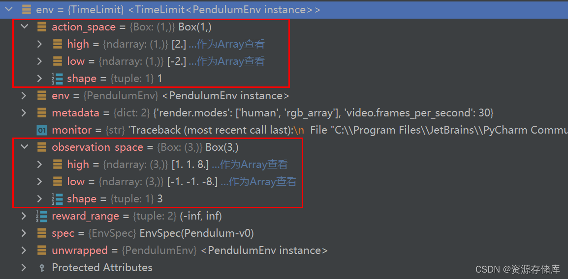 摆：倒立摆问题（连续控制）-Pendulum-v0_python的pendulum-v0代码详解-CSDN博客