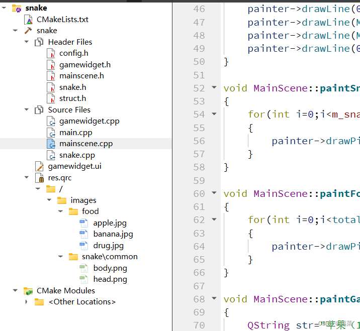 qt c++ 贪吃蛇项目-CSDN博客