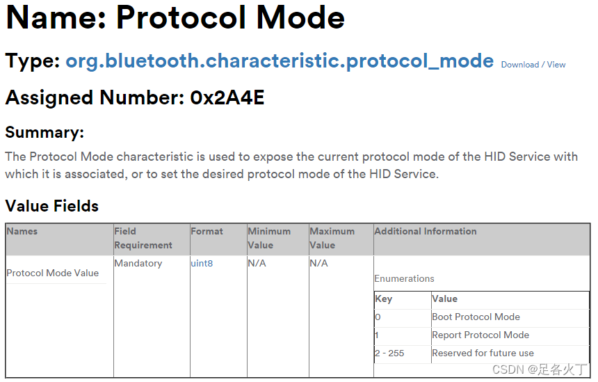 BLE HID Service学习_ble hid 2a4d 断线-CSDN博客