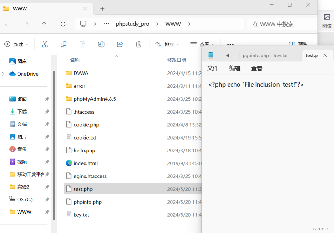 DVWA-File Inclusion模块展开实验_dvwa 的file inclusion-low 级别实验-CSDN博客