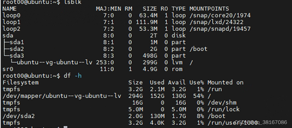 Ubuntu分区(ubuntu-vg/lv)扩容_ubuntu vg-CSDN博客