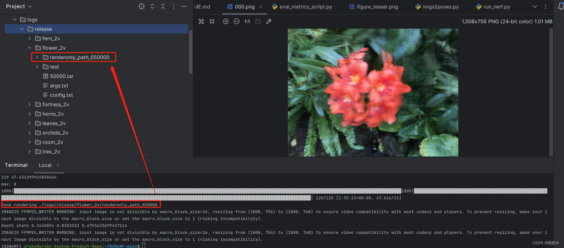DSNeRF复现流程-CSDN博客