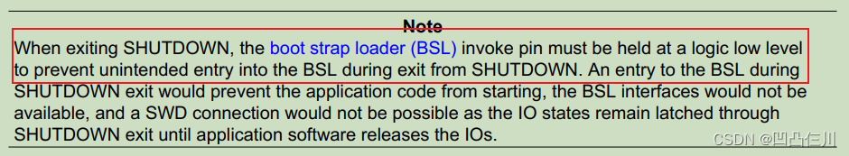 【底层驱动】TI芯片的BSL导致烧录（debug）异常或运行异常_ti bsl-CSDN博客