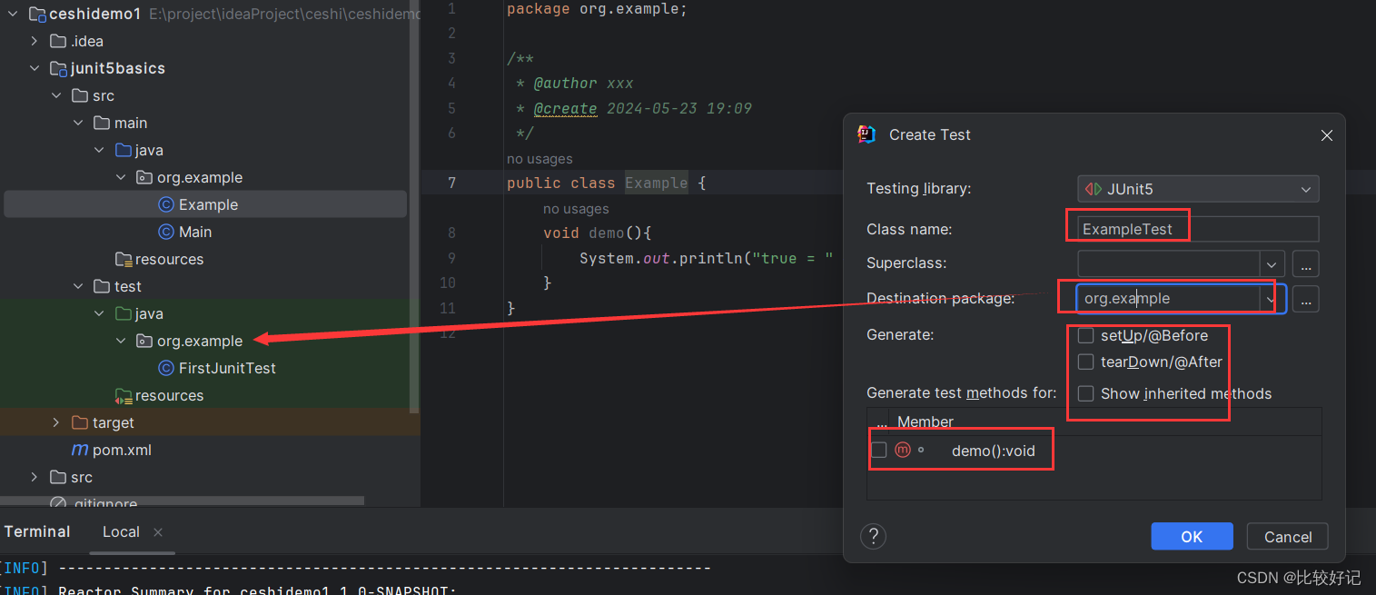 通过idea生成类的测试用例_idea 生成测试类-CSDN博客