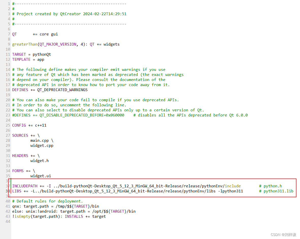 如何在Qt中使用Python并打包发布_python按需打包qt-CSDN博客
