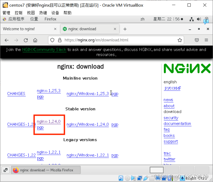 Linux安装nginx（在虚拟机Oracle VM VirtualBox上，Linux版本为centos7）_虚拟机安装nginx-CSDN博客