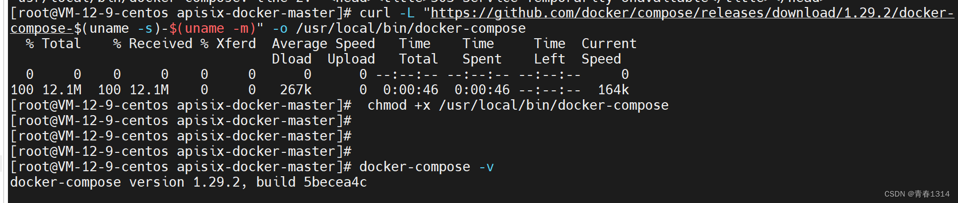 /usr/local/bin/docker-compose: line 1: html: No such file or directory_docker-compose:行1: html ...