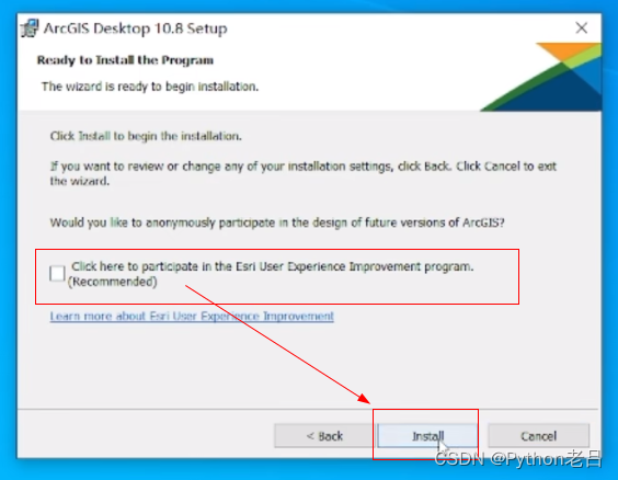 ArcGIS10.8保姆式安装教程（附：安装包 全网最详细图文配置、激活、汉化、常见问题及解决方案）_arcgis 10.8*64 安装教程-CSDN博客