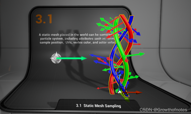 UE4 Niagara 关卡3.1官方案例解析_samplestaticmesh 搜索不到-CSDN博客