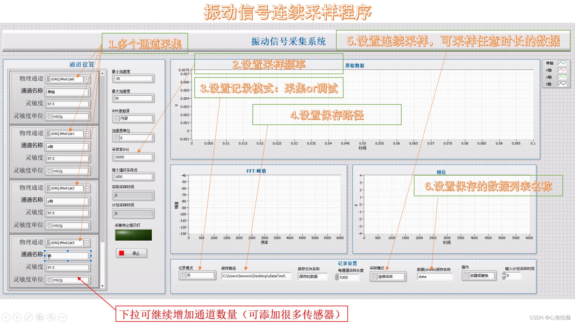 振动信号采集系统labview振动信号采集系统 Csdn博客 0611
