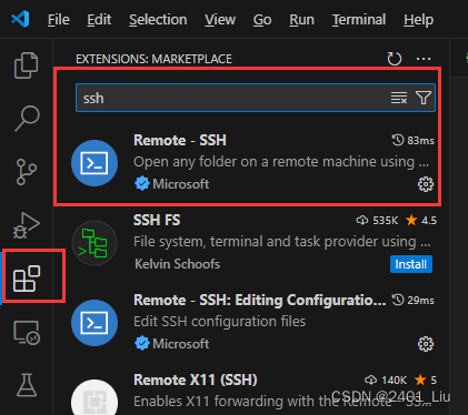 VS Code远程控制服务器SSH_vs code 配备ssh-CSDN博客
