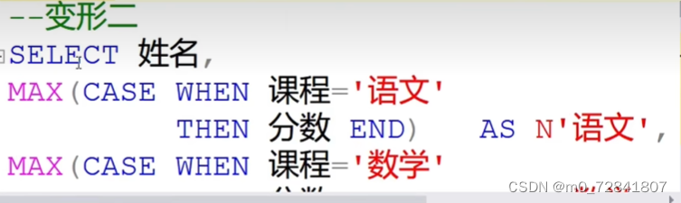 SQL高级知识，case when的用法_max(case when ……end) as-CSDN博客