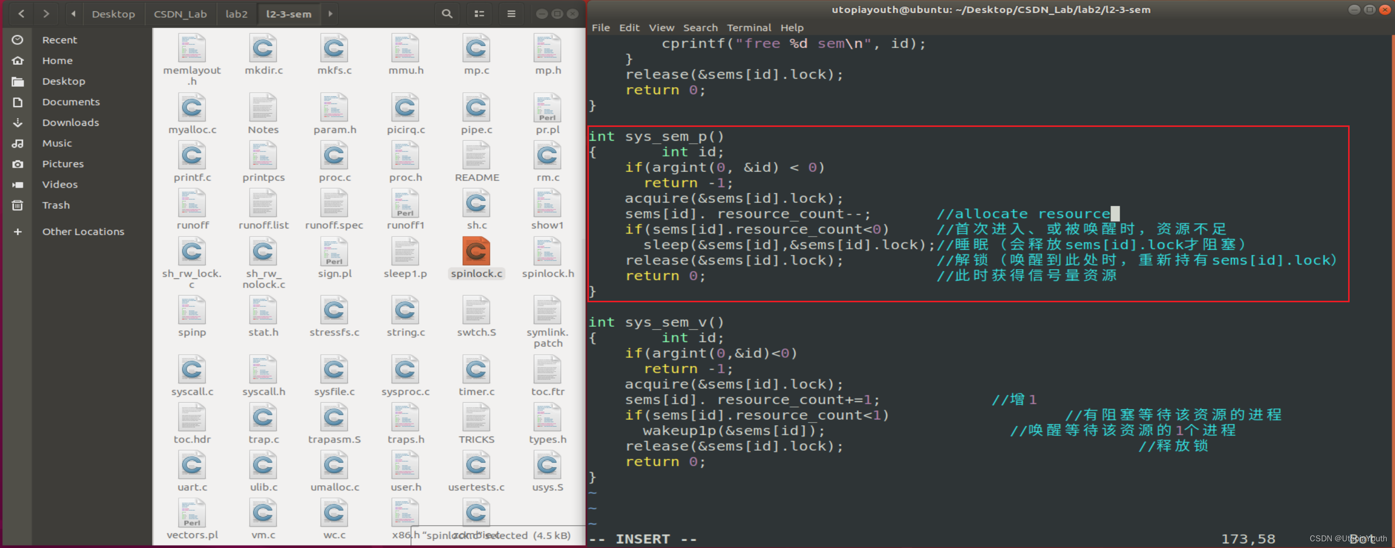 第四章 xv6操作系统中级实验2——实现xv6操作系统信号量机制_xv6信号量-CSDN博客
