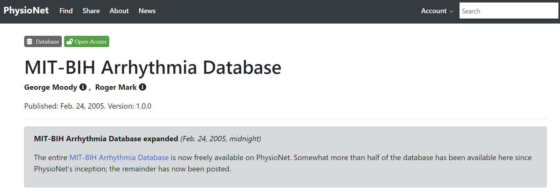 常用电生理心电信号数据集合 (ECG)_ecg异常检测数据集-CSDN博客
