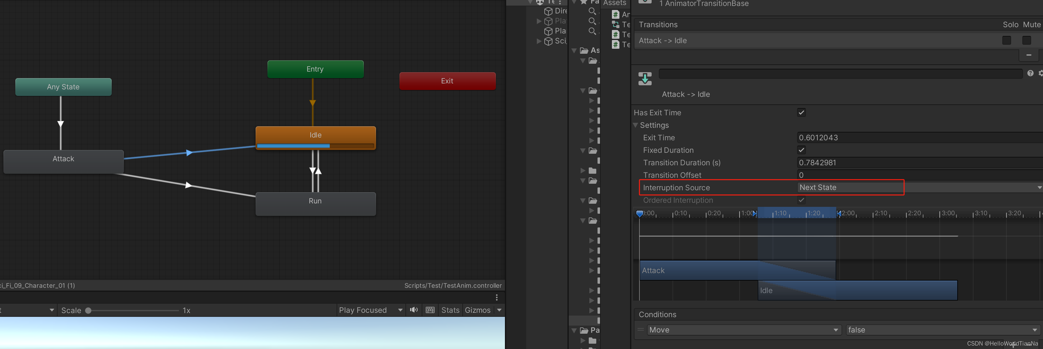 Animator中Has Exit Time，融合时间_animator has exit time-CSDN博客