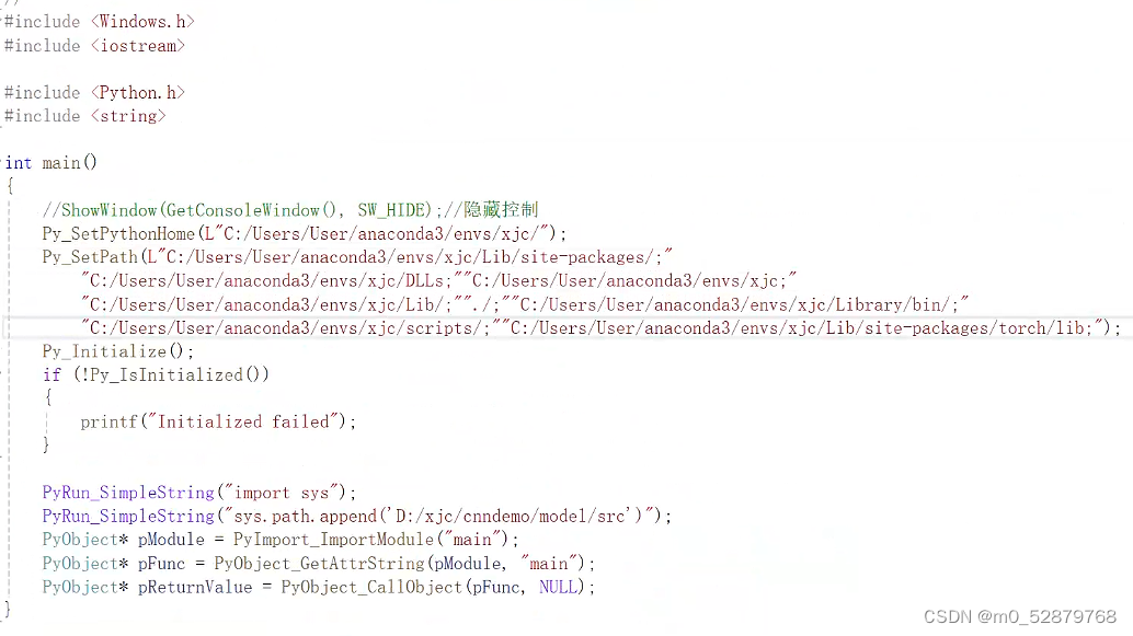 VS 中利用 PyImport_ImportModule导入py，返回NULL_vs pyimportmodule-CSDN博客