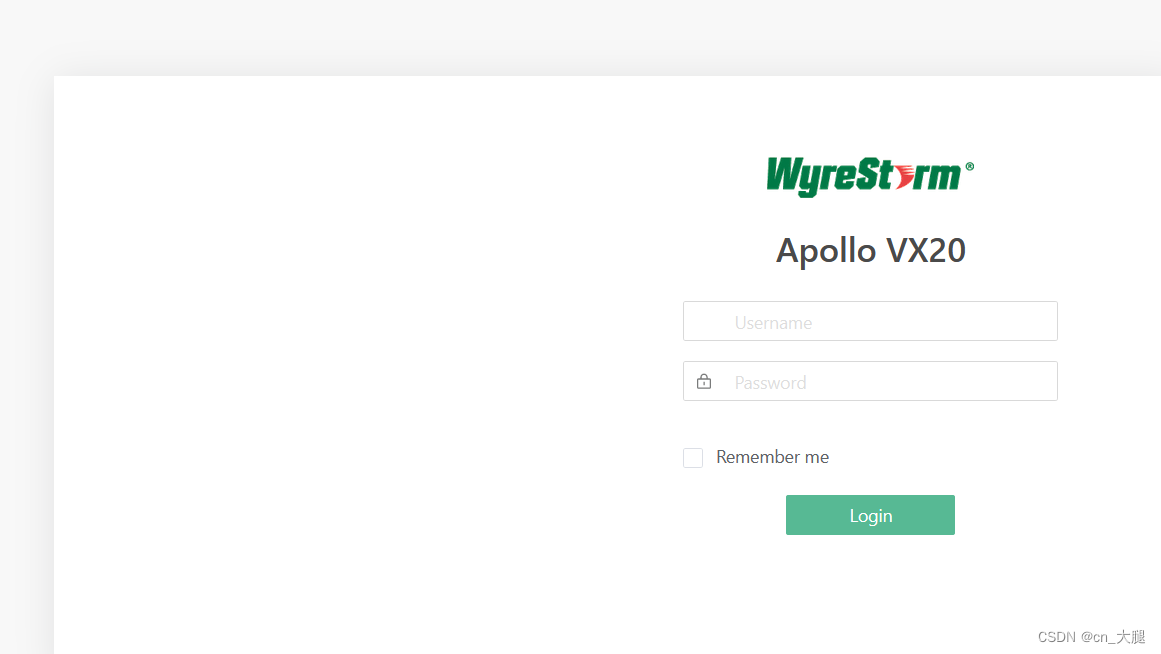 CVE-2024-25735 （WyreStorm Apollo VX20敏感信息泄露）-CSDN博客