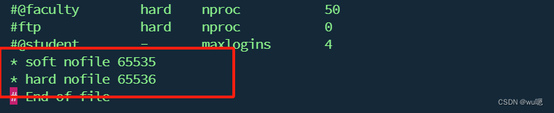 ulimit: open files: 无法修改 limit 值: 不允许的操作_-bash: ulimit: open files: 无法修改 limit 值: 不允许的操作-CSDN博客