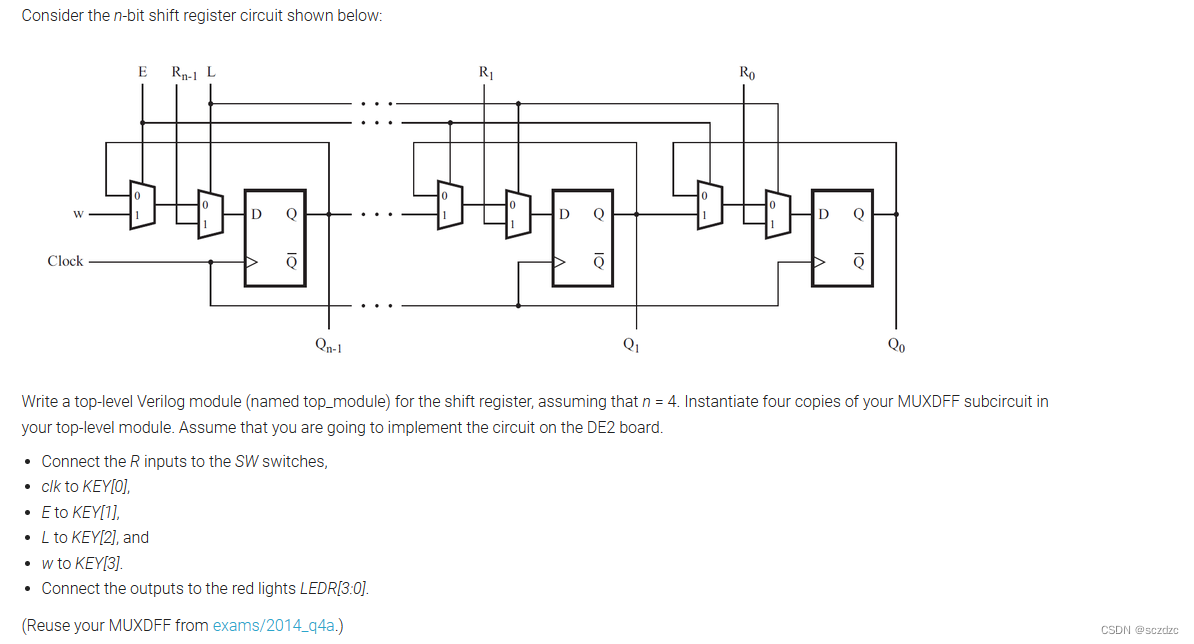 Hdl刷题合集circuits Sequantial Logic Shift Registers Csdn博客