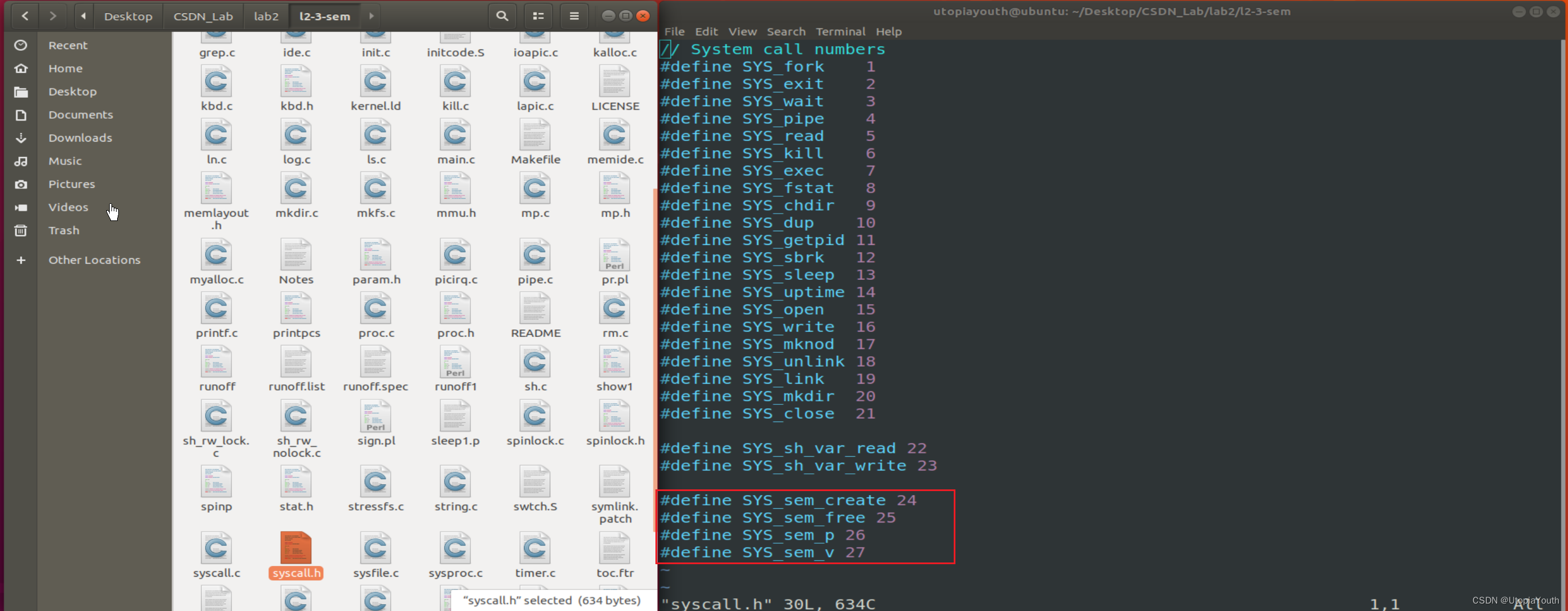 第四章 xv6操作系统中级实验2——实现xv6操作系统信号量机制_xv6信号量-CSDN博客