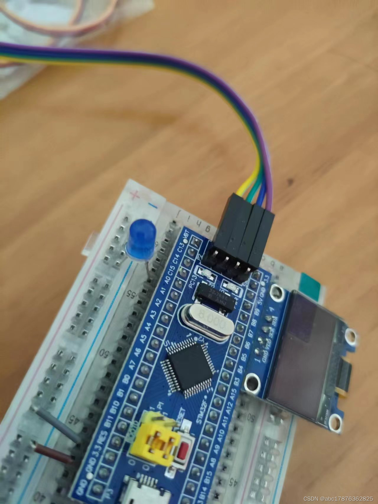STM32F103C8T6——LED灯闪烁实验_stm32单片机如何让led灯闪烁-CSDN博客