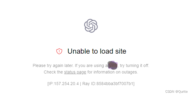 ChatGPT报错：“Unable to load site,Please try again later. If you are using a ”如何解决？_unable to load ...