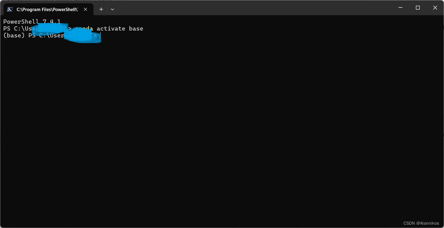 windows系统下执行conda init 出现No action taken.(中文用户名)-CSDN博客