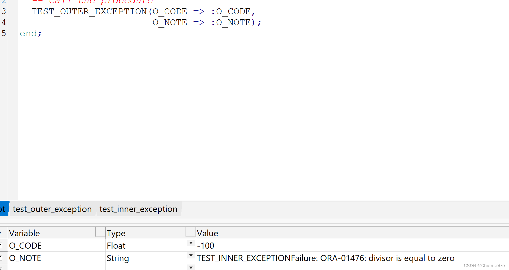 PLSQL存储过程中异常的传递_plsql 为什么test错误执行到其他存储过程-CSDN博客
