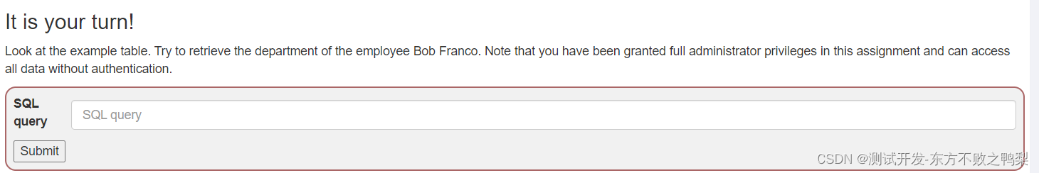 webgoat-（A1）SQL Injection_webgoat的a1-CSDN博客