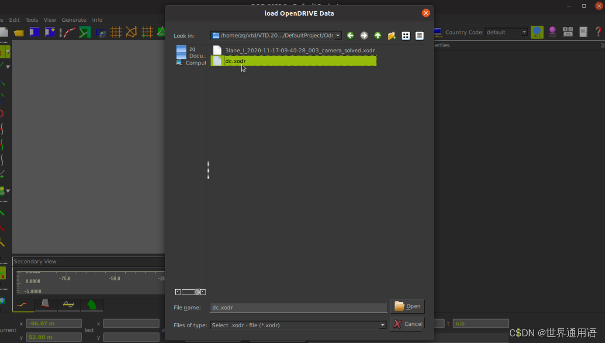 VTD仿真平台导入openDRIVE地图_vtd导入地图-CSDN博客