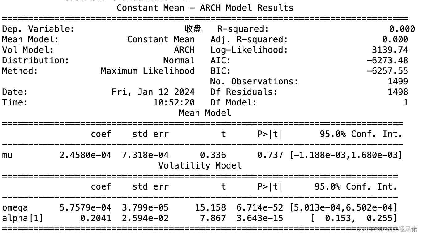 股票数据获取与预测的全面流程：arch-garch、t-garch、多元线性回归、var模型、脉冲响应、协整关系_t分布的garch和tgarch-CSDN博客