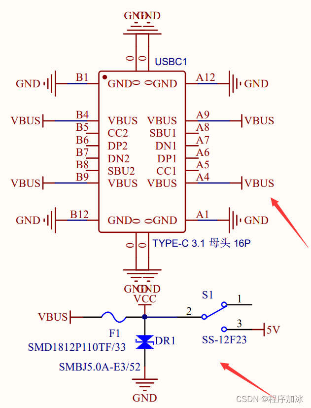 STM32原理图讲解_stm32可以把5v降到3.3v吗-CSDN博客