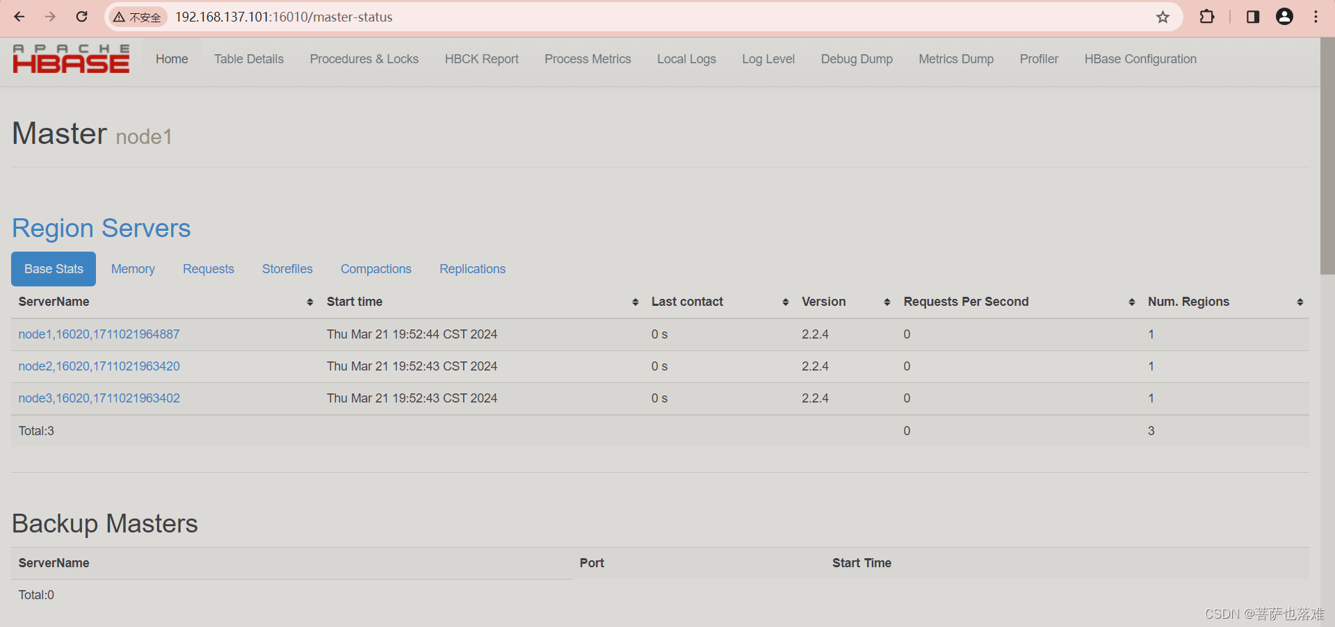 HBase完全分布式的安装部署_简述一下hbase的完全分布式安装步骤-CSDN博客