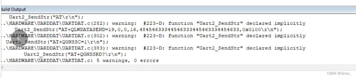 Keil编程之warning: function “xxx“ declared implicitly-CSDN博客